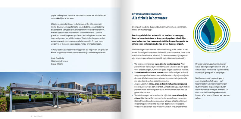 IDEWE lanceert duurzaamheidsverslag 2022 | Groep IDEWE